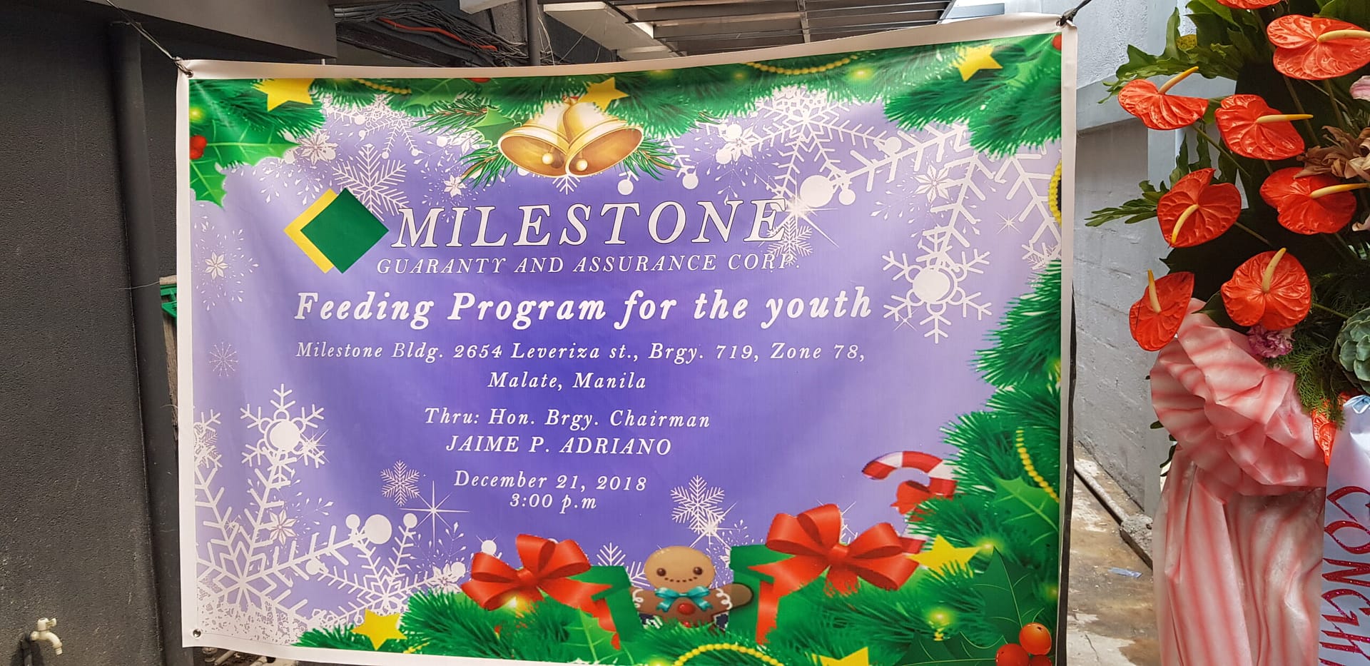 MGAC FEEDING PROGRAM - Milestone Guaranty and Assurance Corp.